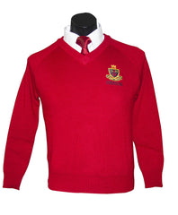 V Neck Jumper Senior – DLC Clothing